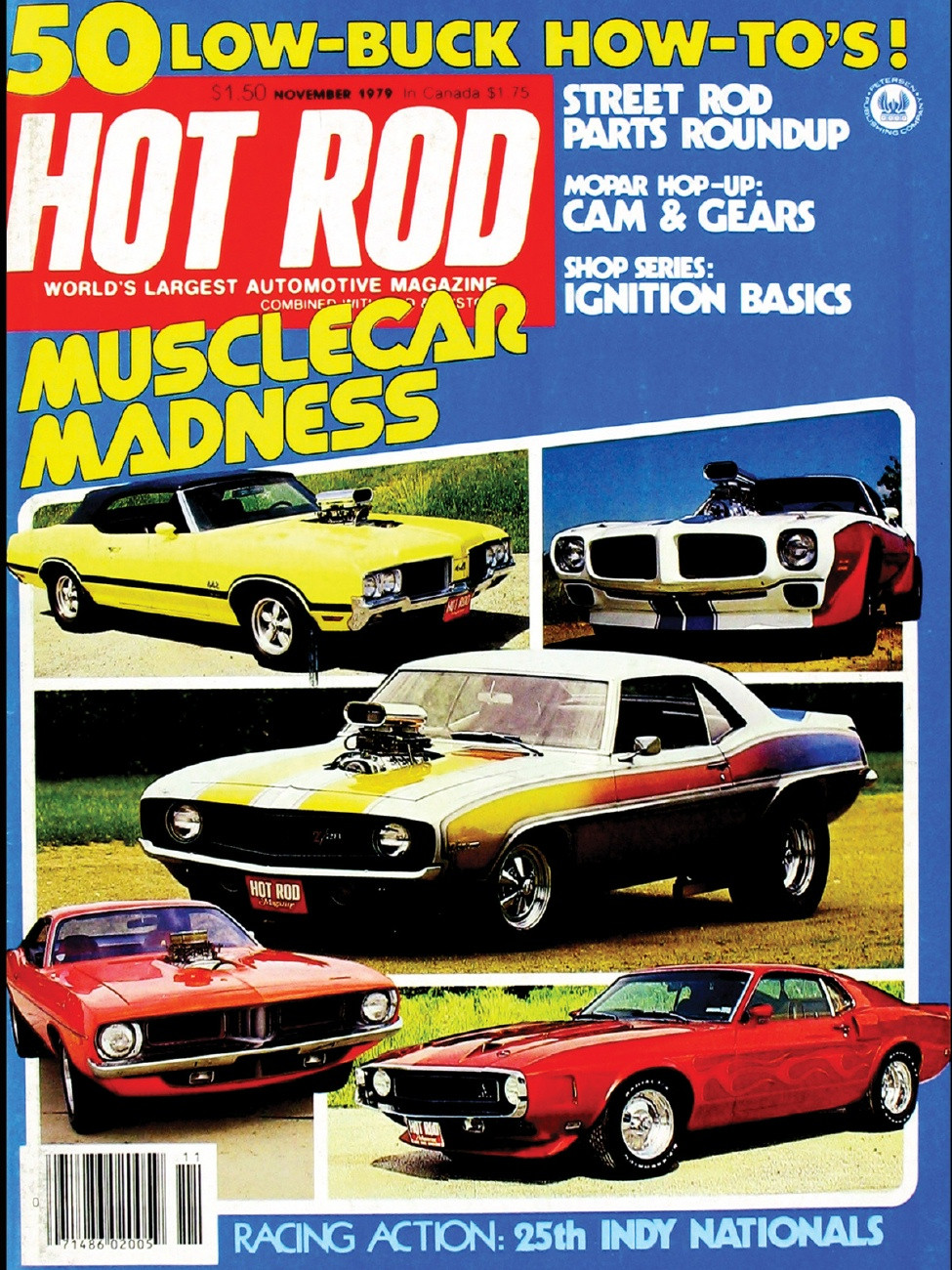 HOT ROD 1979 NOV - GOLDEN, HEMI DART, CRAZY HORSE - 1970-1979 - JIM'S MEGA MAGAZINES